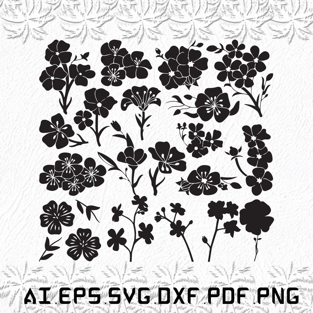 Flax Flower Svg, Flax Flowers Svg, Garden Svg, Flower, Woman, SVG, Ai ...