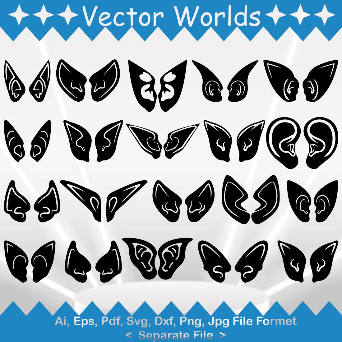Elf Ears Svg, Elf Earss Svg, Cartoon Svg, Elf, Ears, SVG, Ai, Pdf, Eps ...