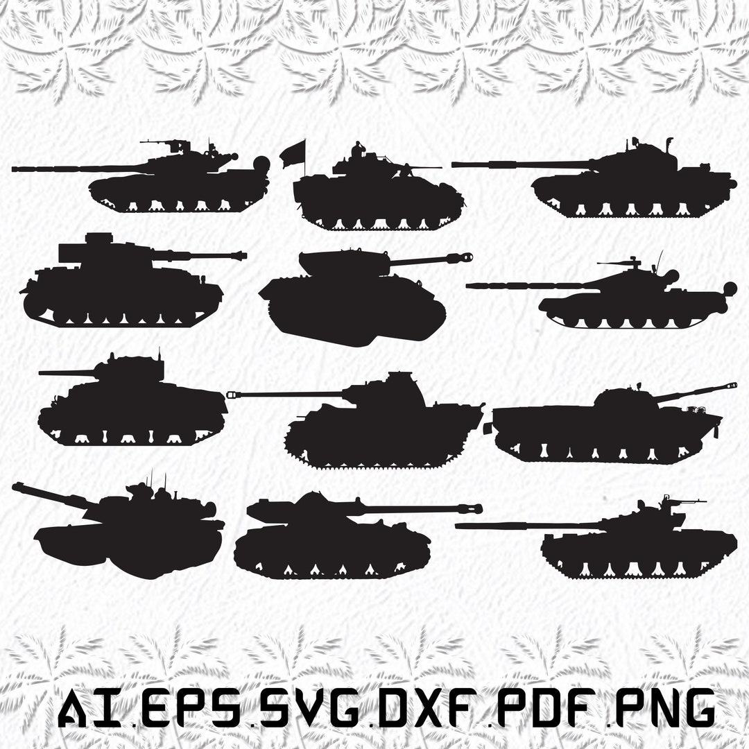 Tank Svg, Tanks Svg, Army Svg, Navy, Military, SVG, Ai, Pdf, Eps, Svg ...