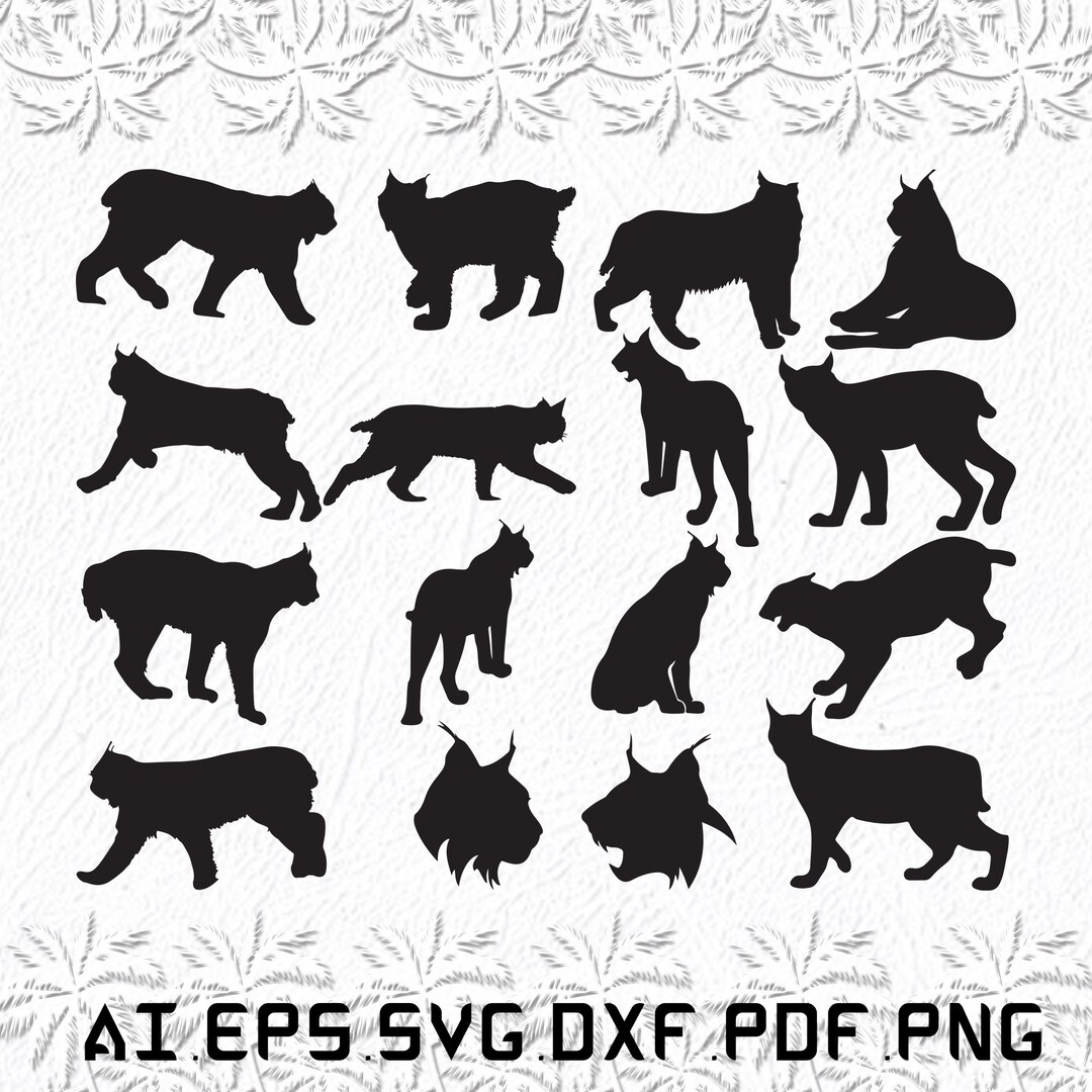 Lynx Cat Svg, Lynx Cats Svg, Lynx Svg, Cat, Cats, SVG, Ai, Pdf, Eps ...