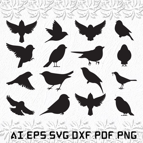 Sparrow Svg Sparrows Svg Animal Svg Birds Bird SVG Ai - Etsy