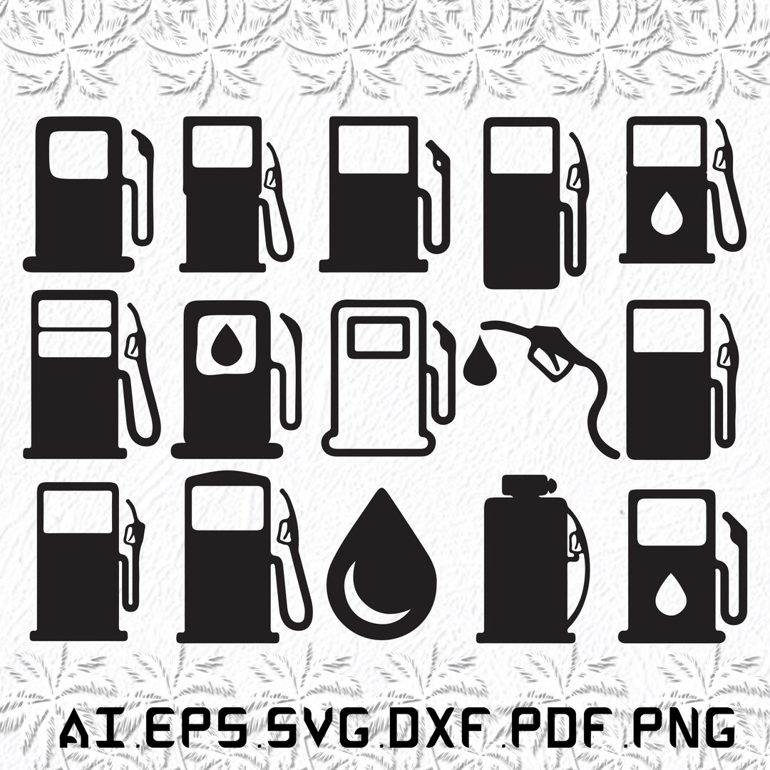 Pompe à essence svg, pompes à essence svg, svg essence, essence, pompes ...