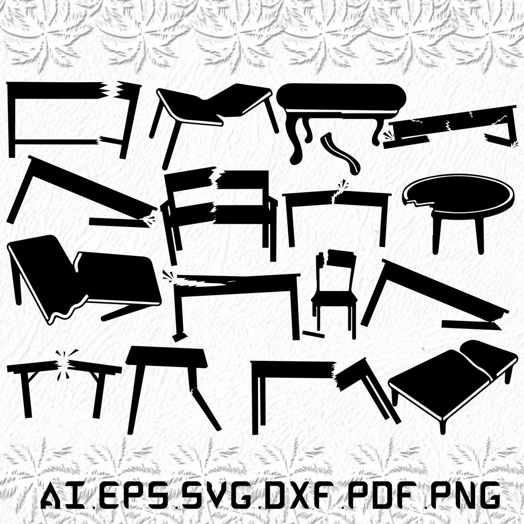 Broken Table Svg, Broken Tables Svg, Broke Svg, Broken, Table, SVG, Ai, Pdf, Eps, Svg, Dxf, Png ...