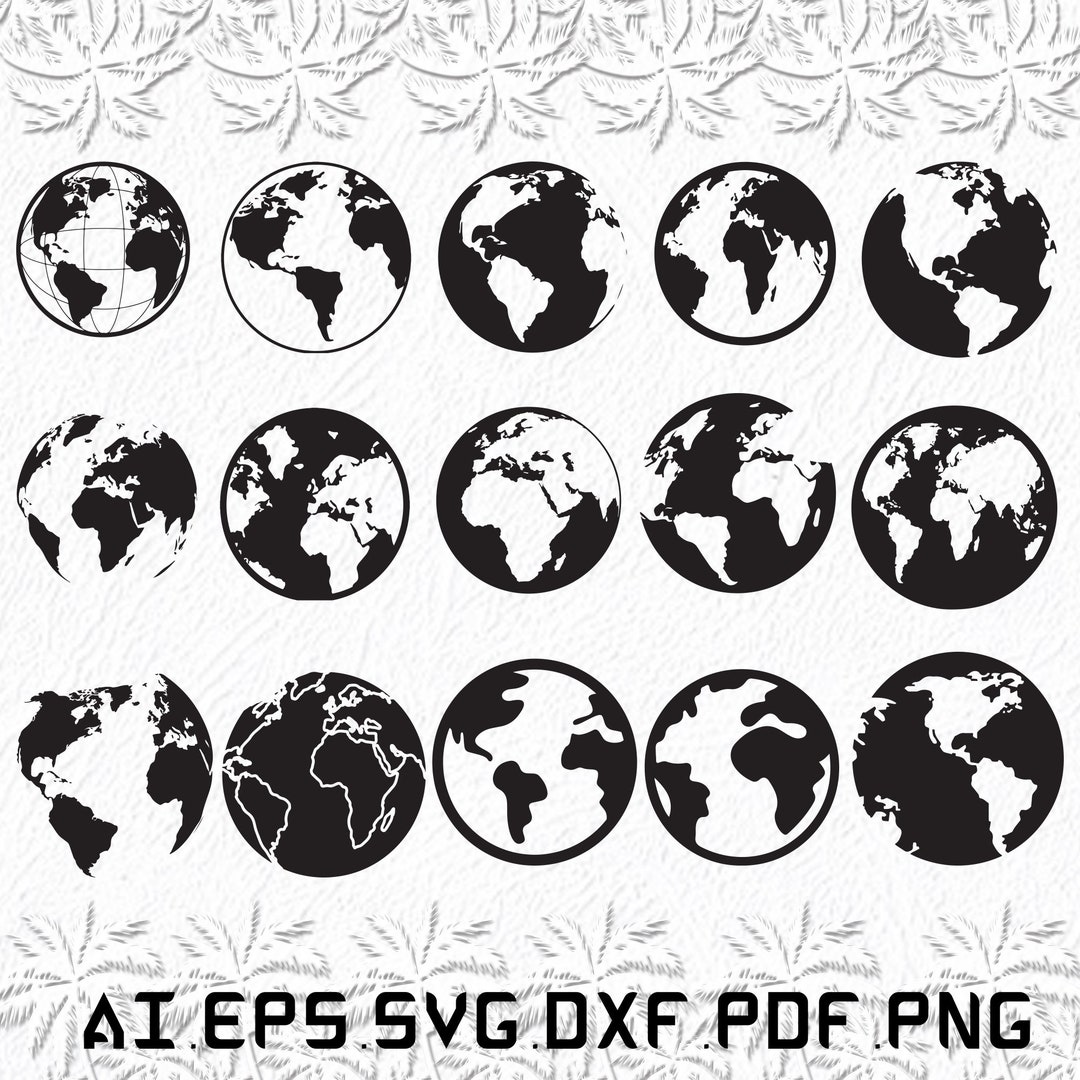 Tierra svg, Tierras svg, mundo svg, país, ciudad, SVG, ai, pdf, eps ...