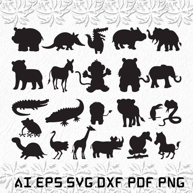 Cartoon Animals Svg, Cartoon Animal Svg, Cartoon Svg, Animals, Animal ...
