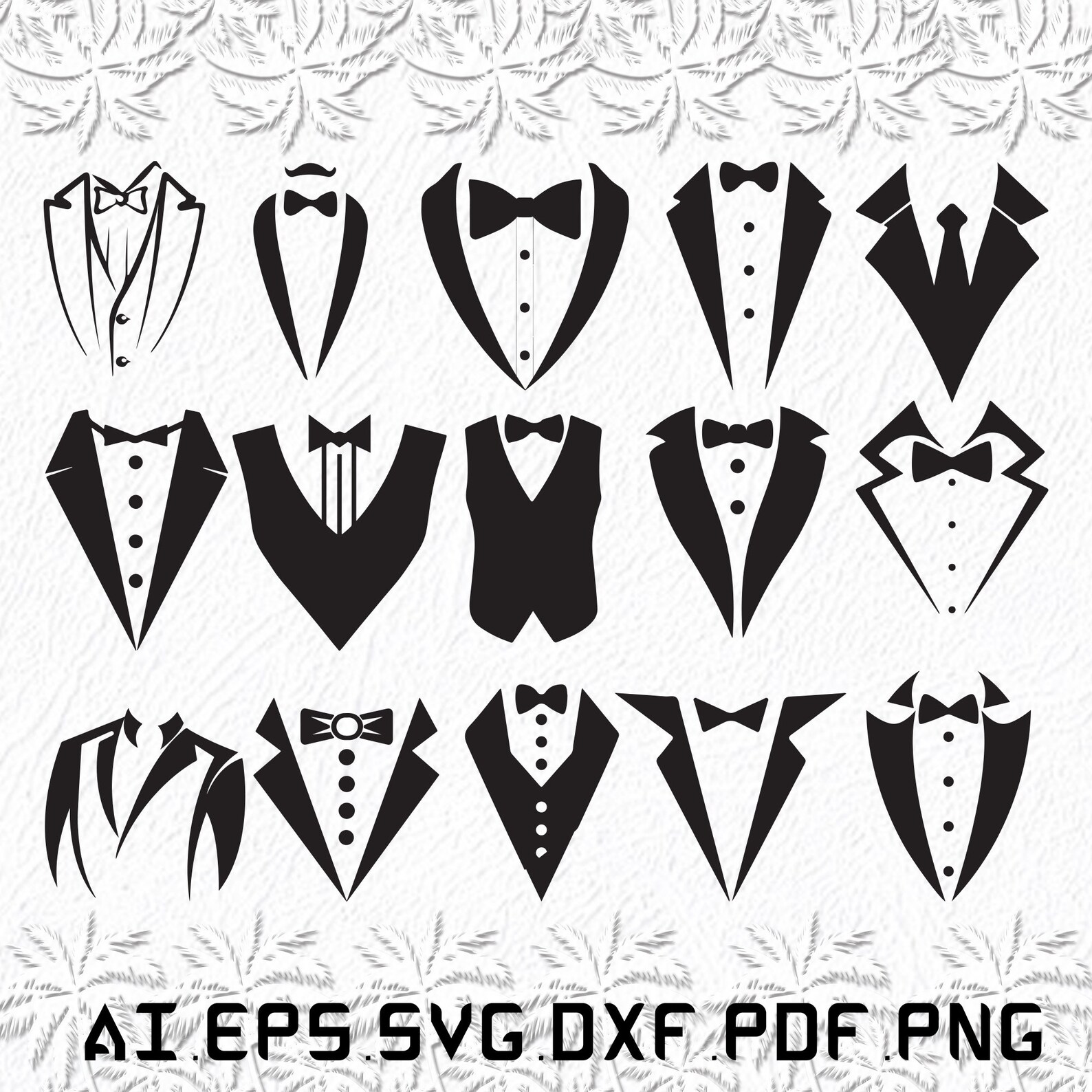 Tuxedo Svg Tuxedos Svg Cat Svg Cats Animal SVG Ai Pdf - Etsy UK