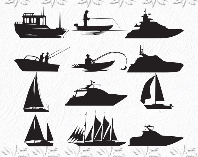 Jon Boat #2 Svg, Boat Svg, Boating Svg, Speed Boat Svg, Fishing Svg ...