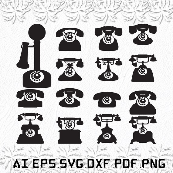 Old Phone Svg Old Phones Svg Old Svg Phone Olds SVG Ai - Etsy