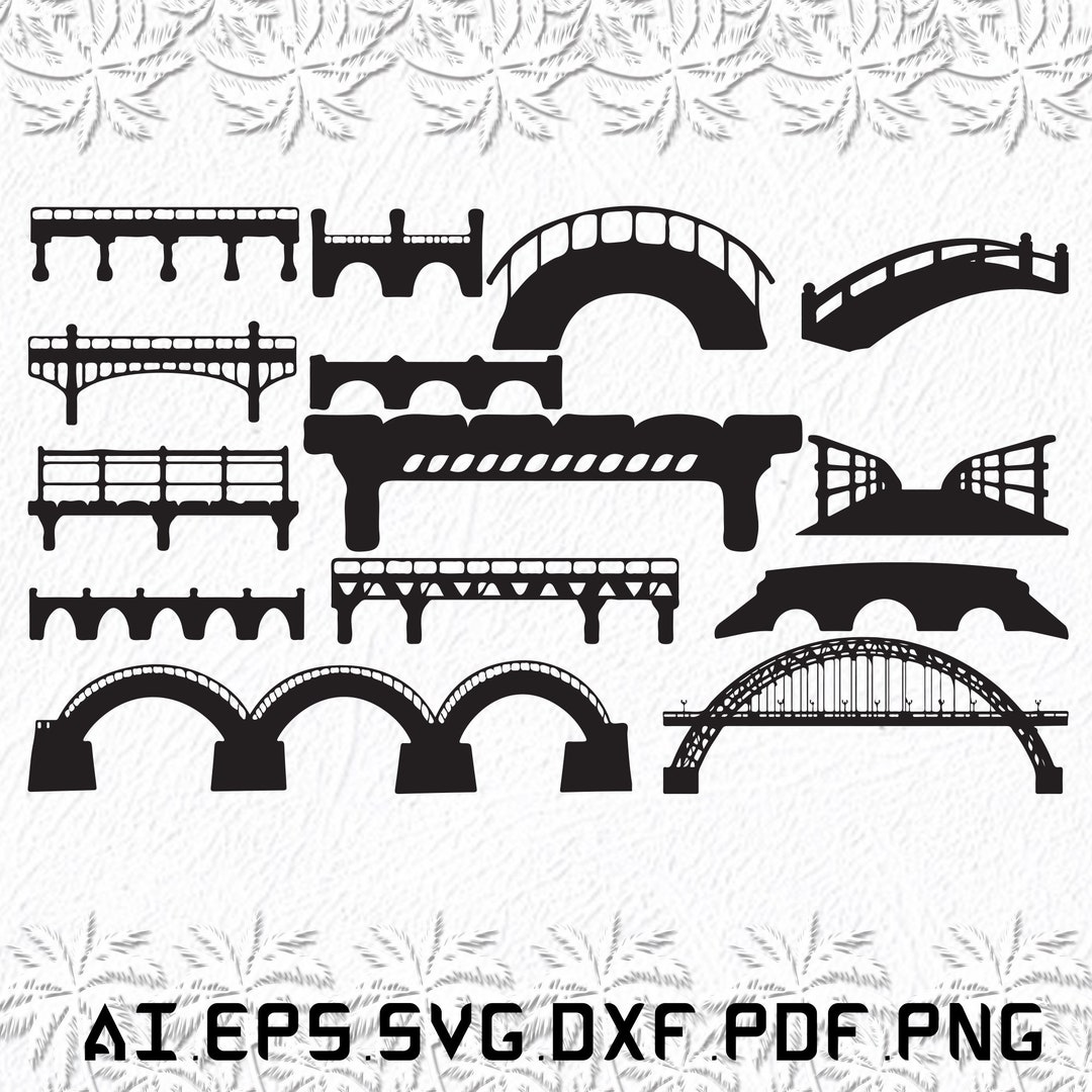 Bridge Svg, Bridges Svg, City Svg, Fleabag, Tree , SVG, Ai, Pdf, Eps ...