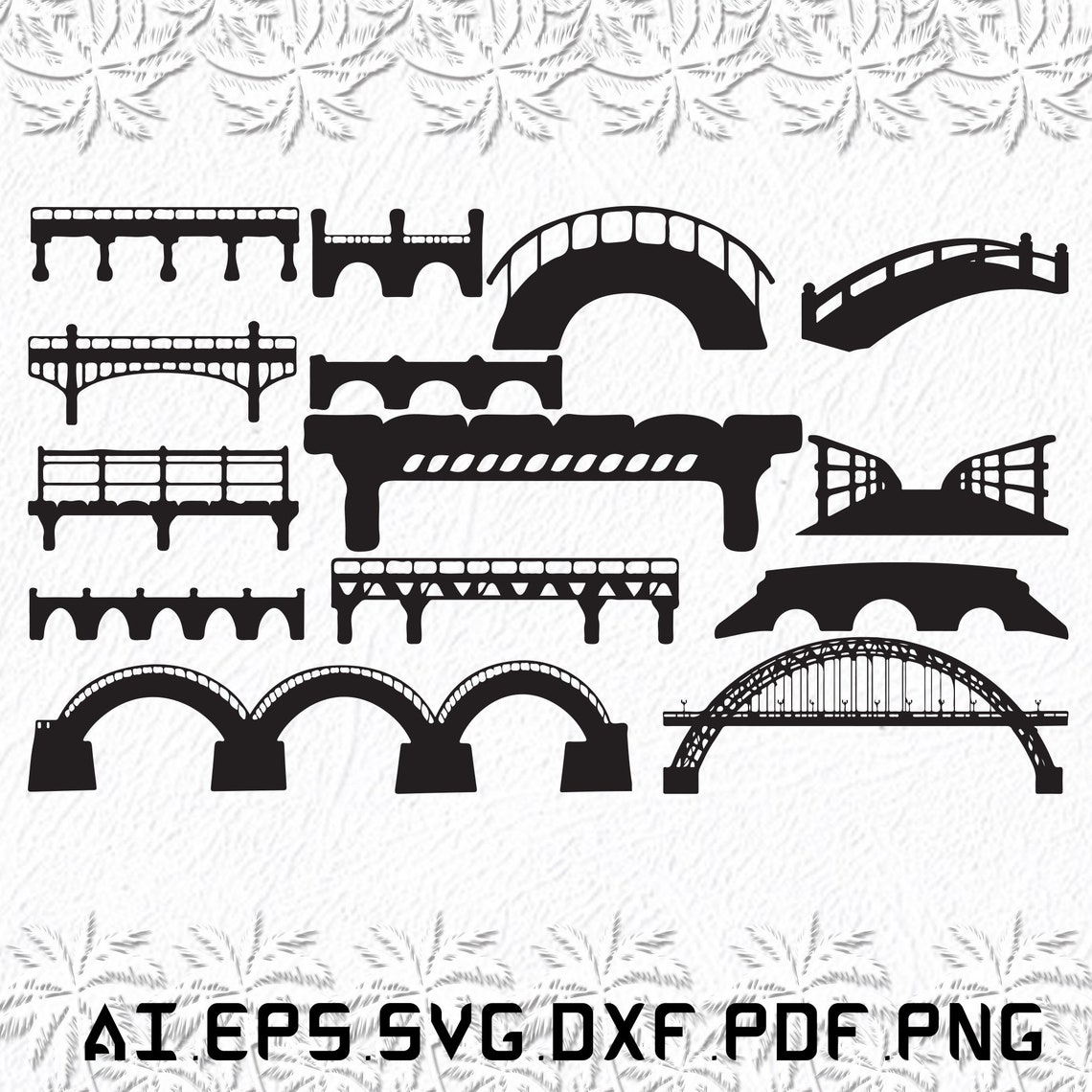 Bridge Svg Bridges Svg City Svg Fleabag Tree SVG Ai - Etsy