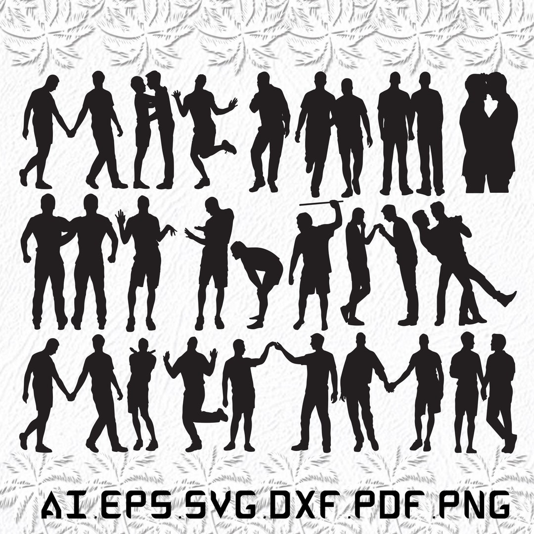 Gay Couple Svg Gay Couples Svg Gay Svg Couple Saxy Man Svg Ai
