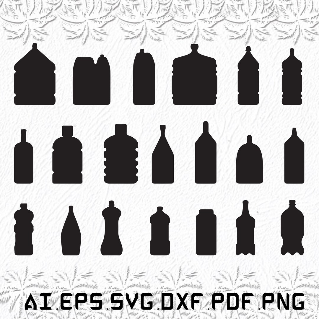Plastic Bottle Svg, Plastic Bottles Svg, Plastic Svg, Bottles, Bottle ...