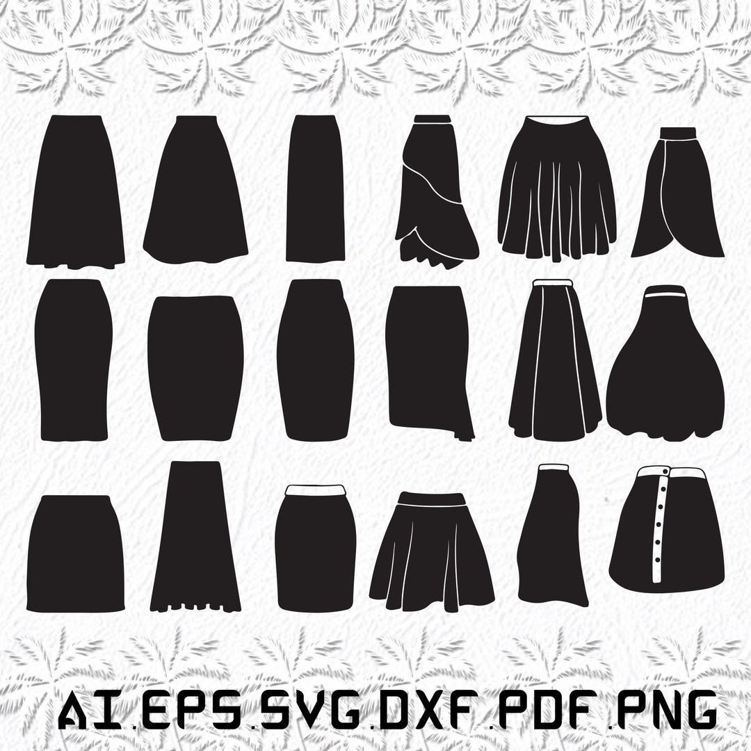 Long Skirt Svg, Long Skirts Svg, Skirt Svg, Sport, Sports, SVG, Ai, Pdf ...