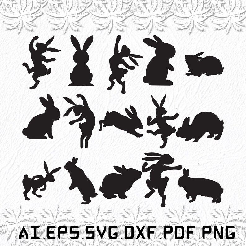 Rabbit Dance Svg Rabbit Dances Svg Dance Svg Hand Rabbit - Etsy