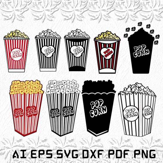 Popcorn Kernel Svg Popping Corn Svg Man Pocorn Svg Popcorn | Etsy