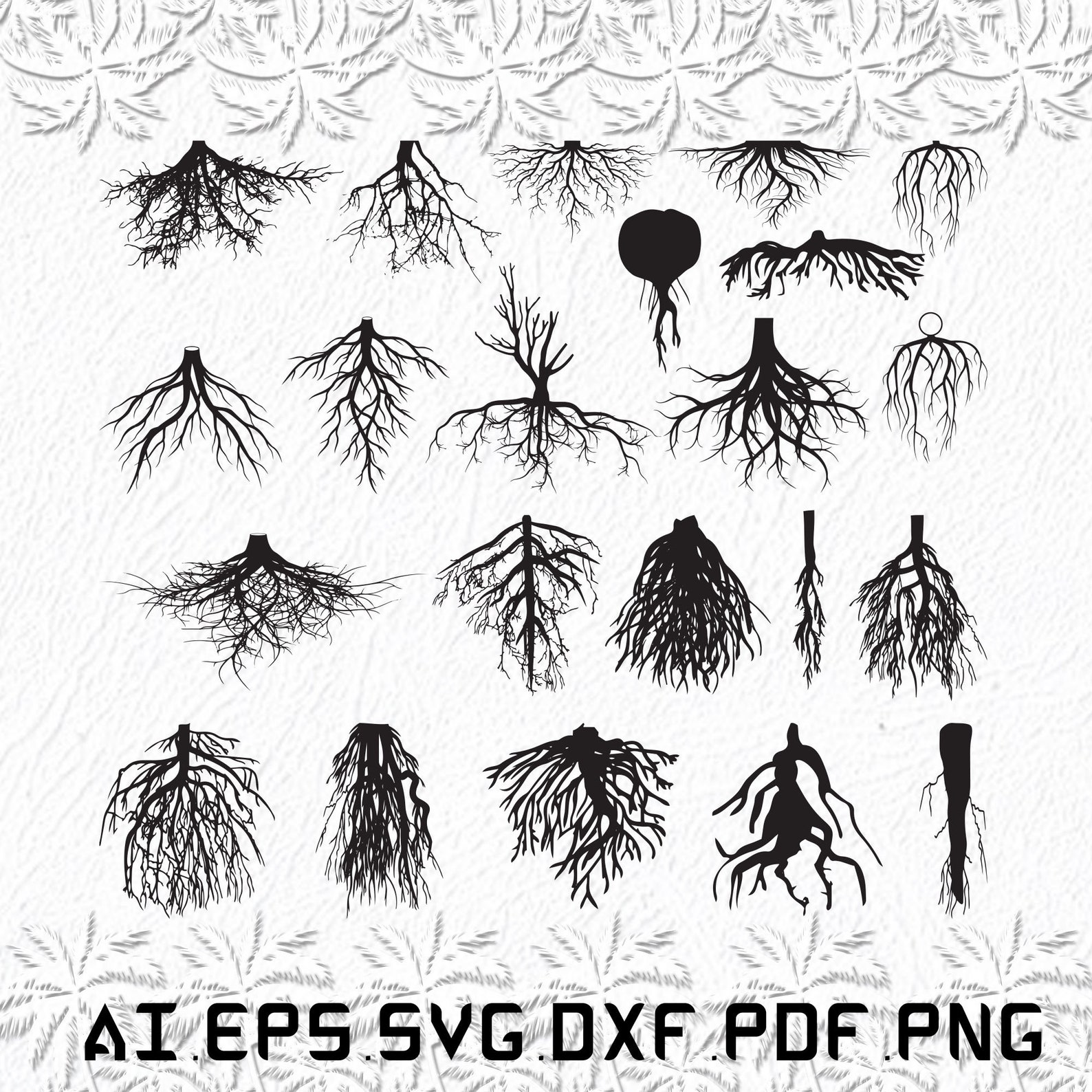 Root Svg, Roots Svg, Tree Roots Svg, Tree, Tree Lover, SVG, Ai, Pdf ...
