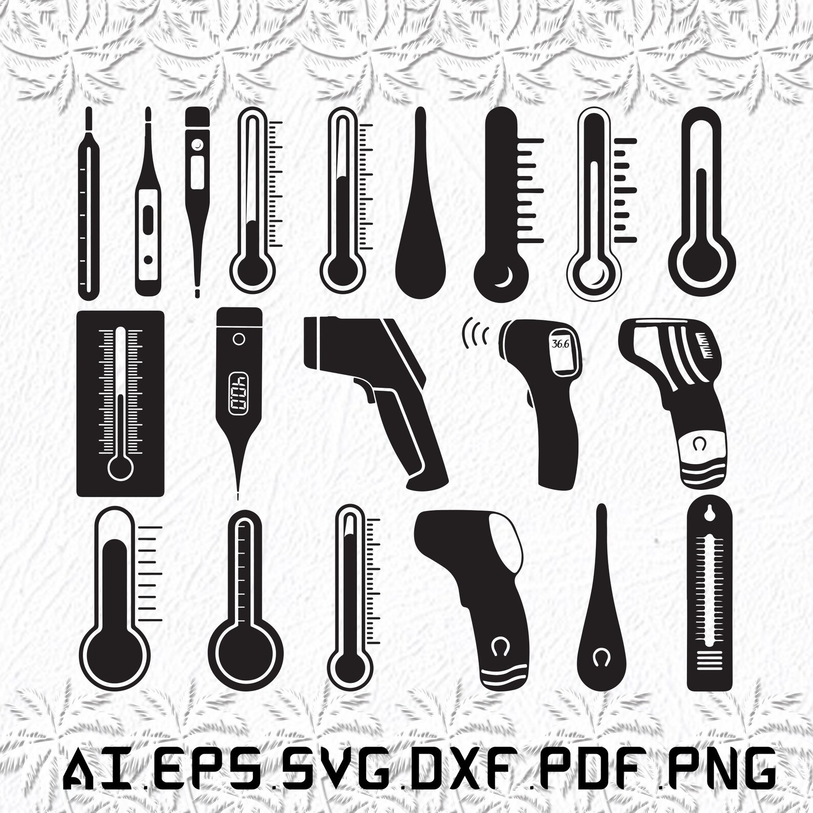 Thermometer Svg Thermometers Svg Doctor Svg Hospital | Etsy