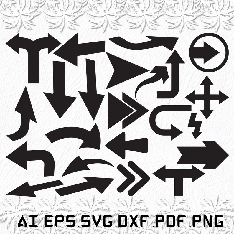 Pijlen svg, pijl svg, abstracte svg, vormen, vorm, SVG, ai, pdf, eps ...