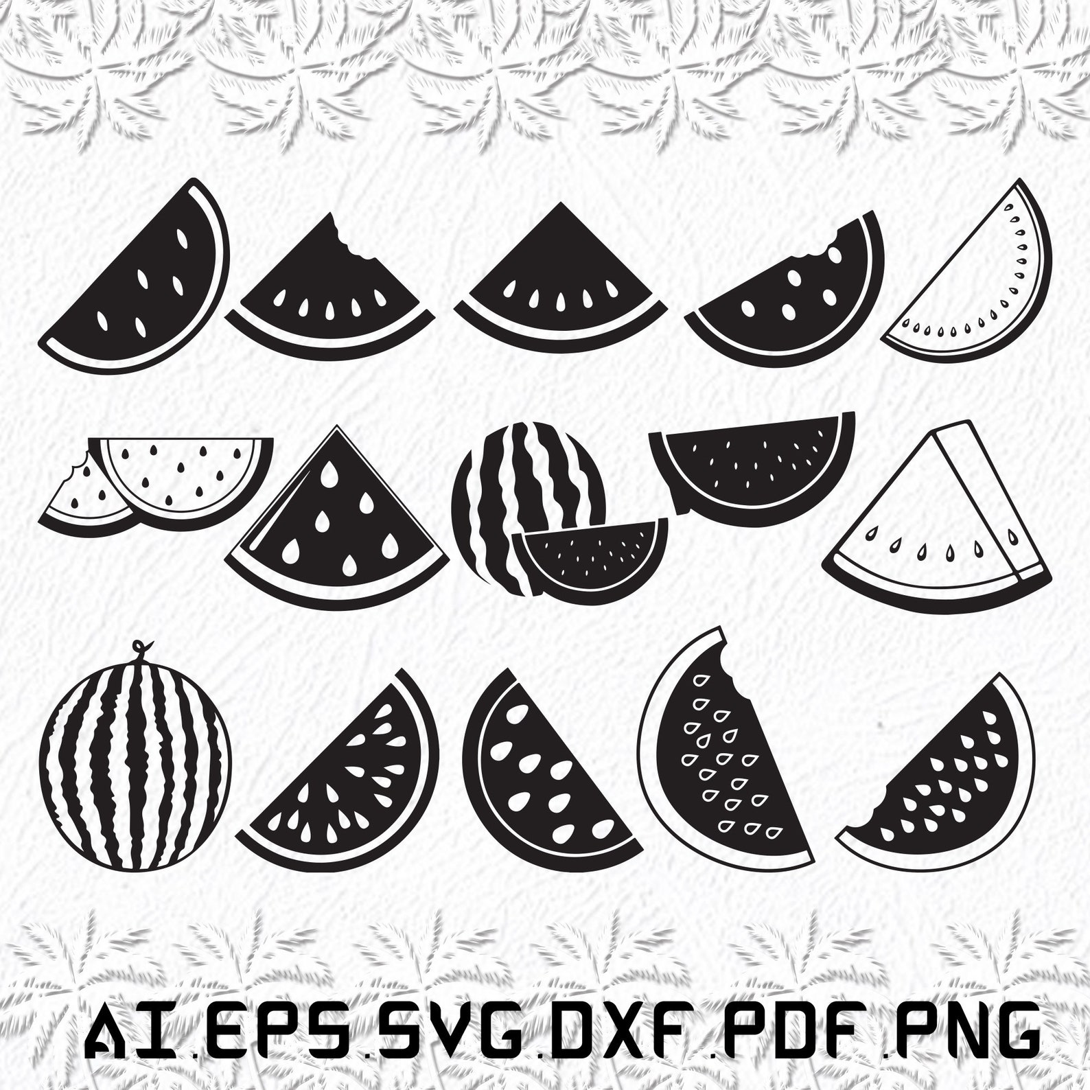 Watermelon Svg Watermelons Svg Water Melon Svg Anime - Etsy