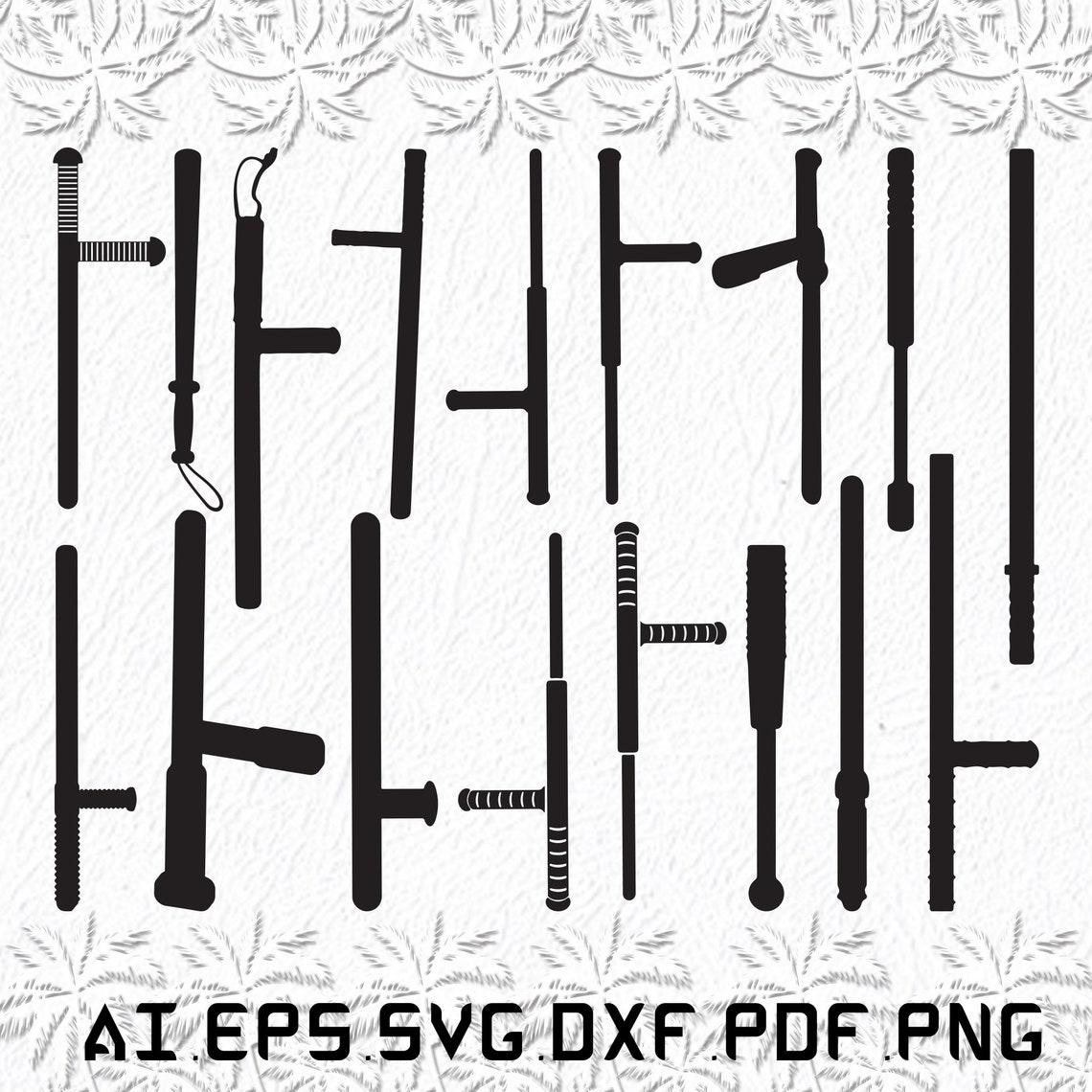 Police Baton Svg Police Batons Svg Police Svg Baton - Etsy Israel