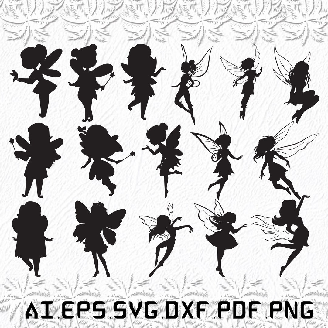 Kids Fairy Svg, Kids Fairys Svg, Fairy Svg, Kids, Baby, SVG, Ai, Pdf ...