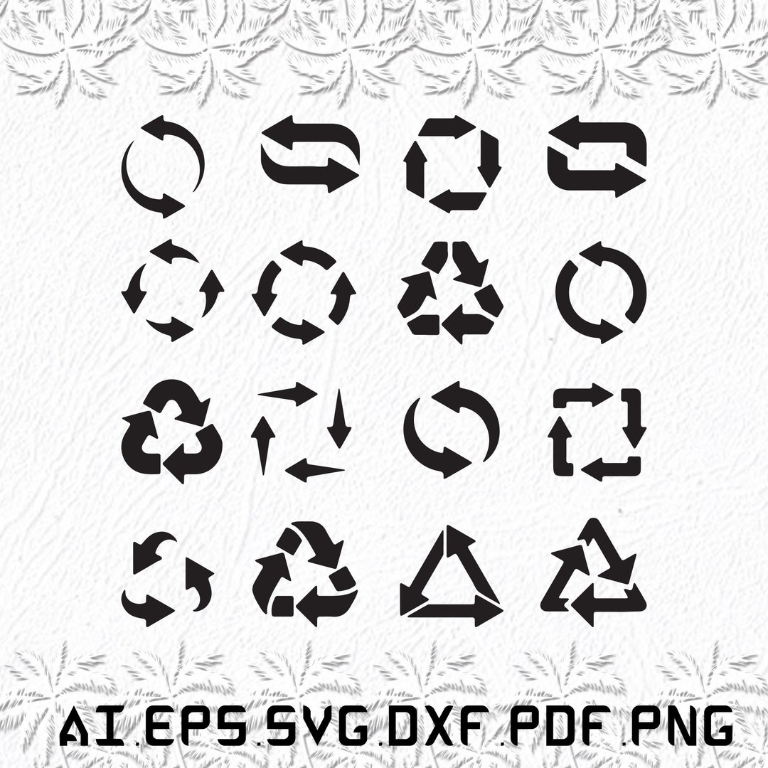 Recycling Symbol Svg, Recycling Symbols Svg, Recycling Svg, Symbols ...
