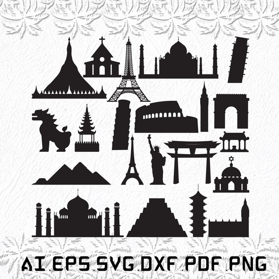 Tourist Sights Svg Tourist Sight Svg Tourist Svg Sights - Etsy