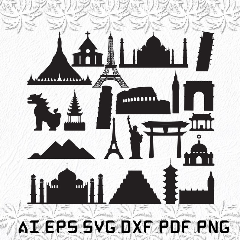 Tourist Sights Svg Tourist Sight Svg Tourist Svg Sights - Etsy