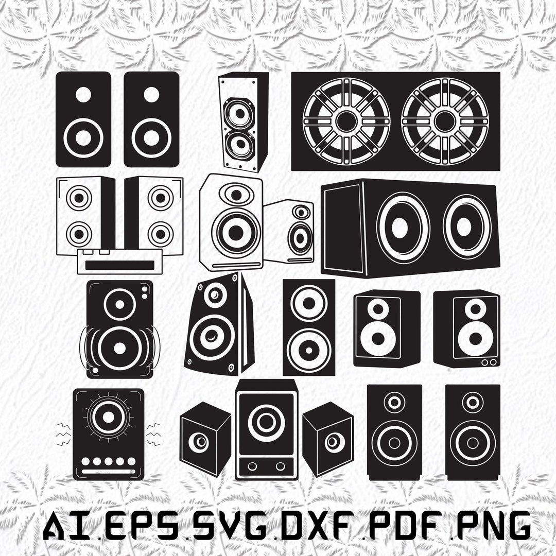 Sound Box Svg, Sound Boxs Svg, Sound Svg, Boxs, Sounds, SVG, Ai, Pdf ...