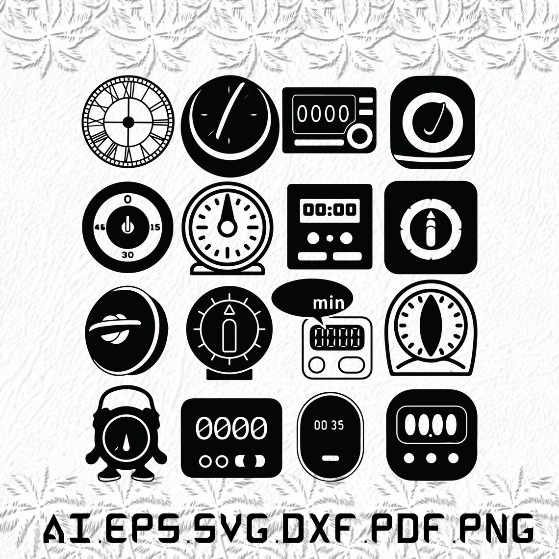 Kitchen Timer Svg Kitchen Timers Svg Time Svg Kitchen - Etsy