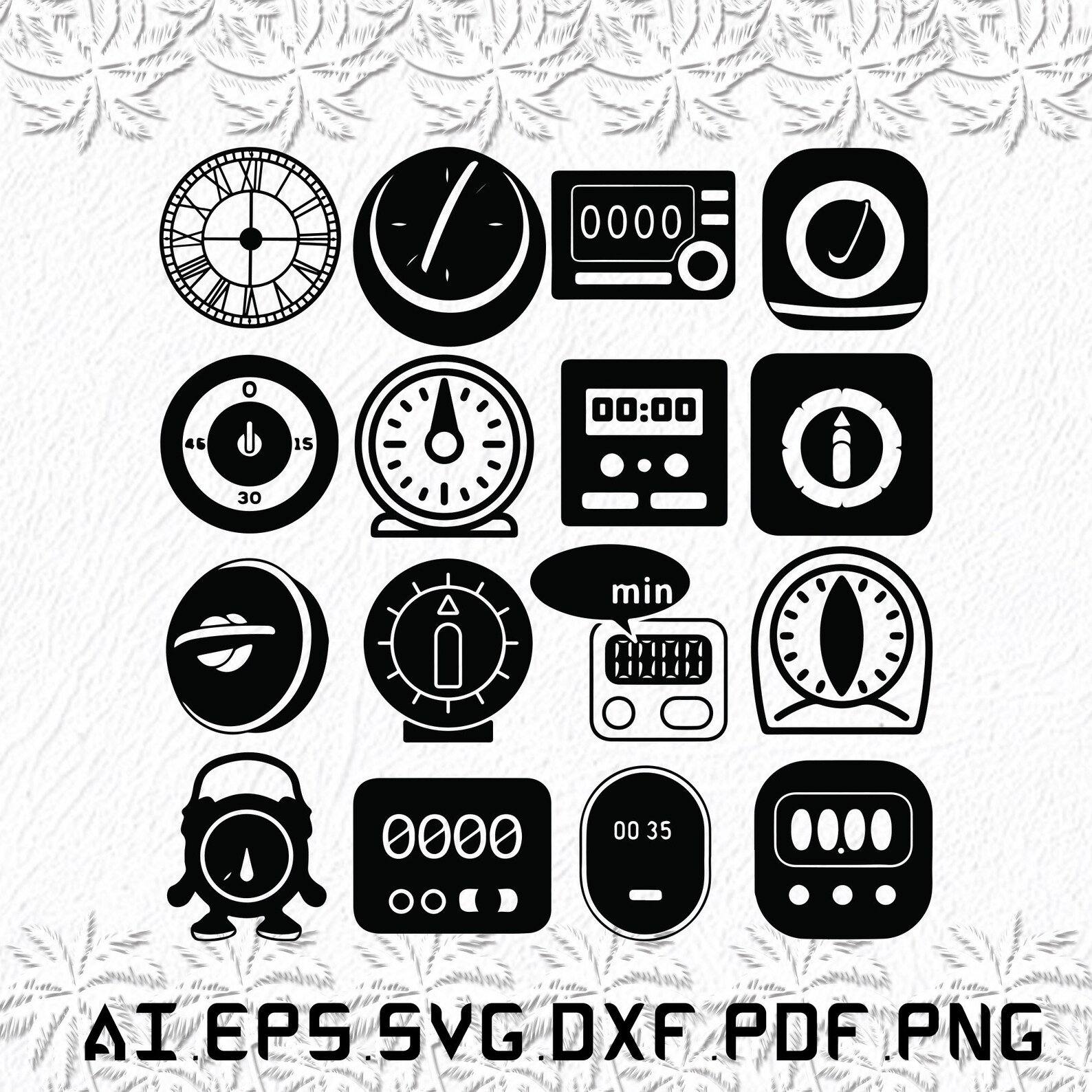 Kitchen Timer Svg Kitchen Timers Svg Time Svg Kitchen - Etsy