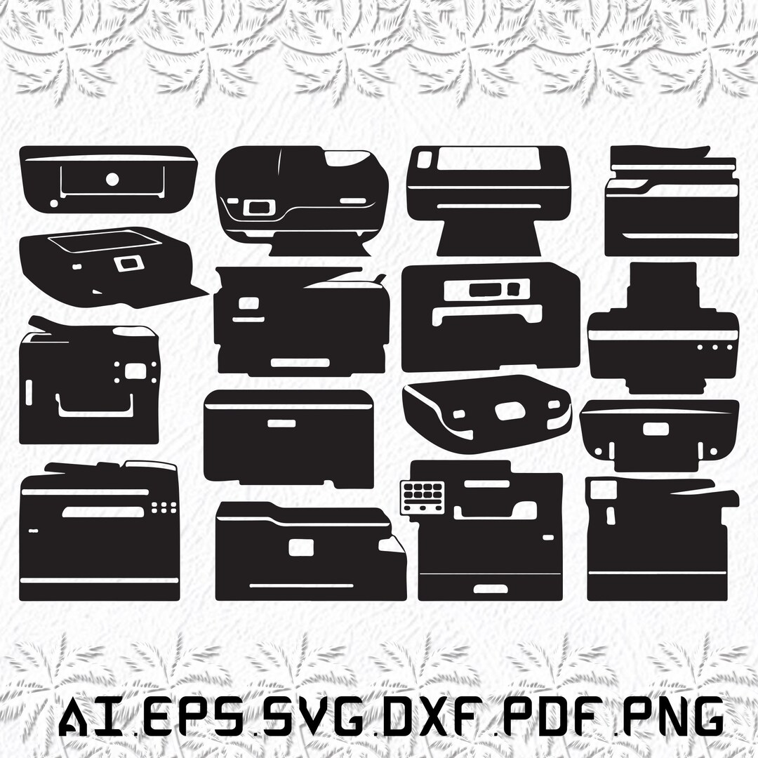 Printer Svg, Printers Svg, Printer Svg, Man, Woman, SVG, Ai, Pdf, Eps ...