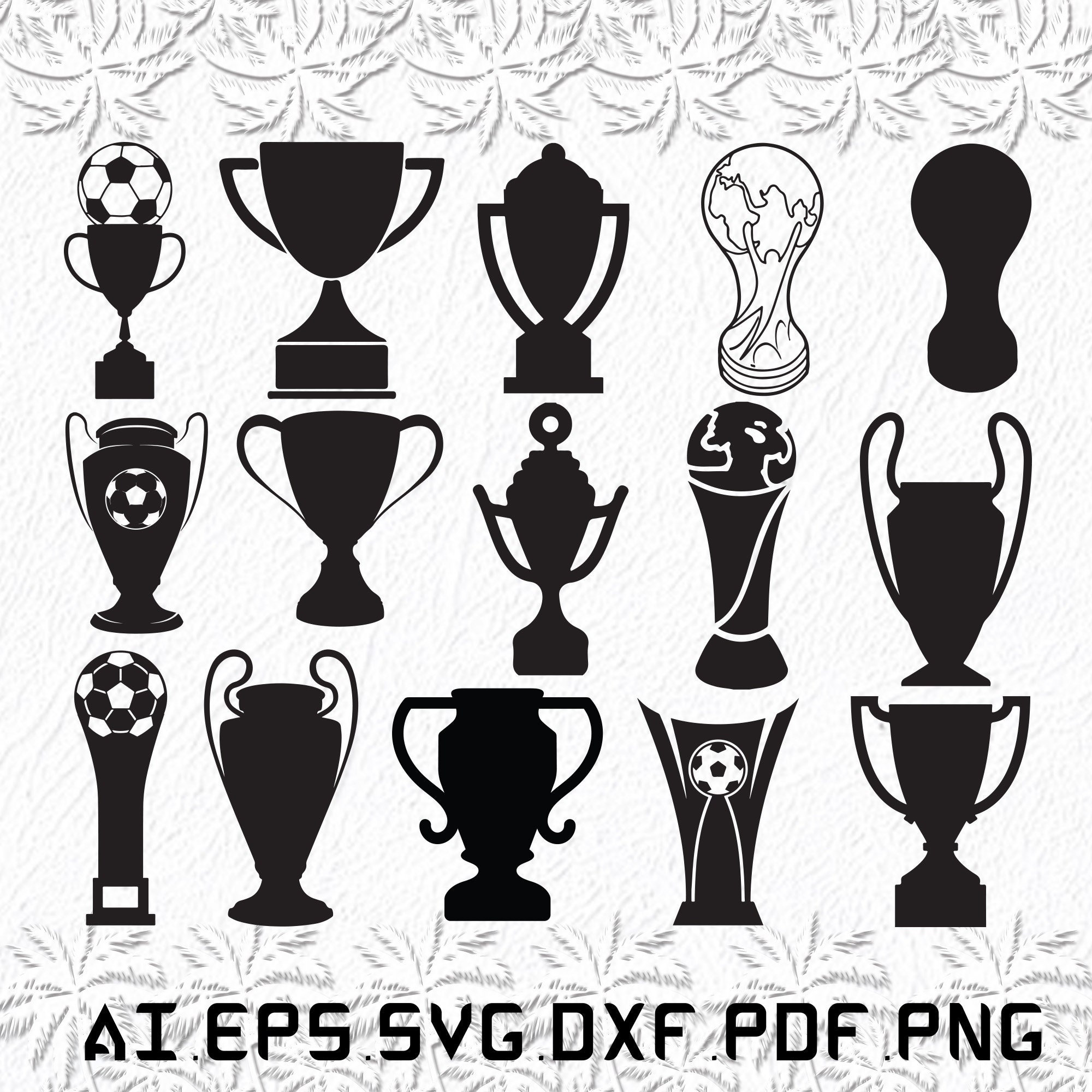 Football Trophy Svg, Football Svg, Trophy Svg, Win, Victory, SVG, Ai ...