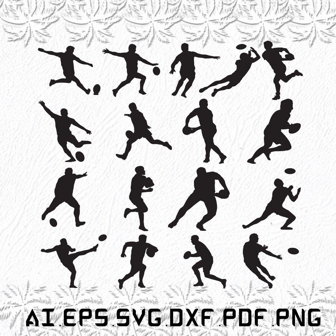 Rugby Svg Rugbys Svg Rugby Player Svg Sport Sports SVG - Etsy
