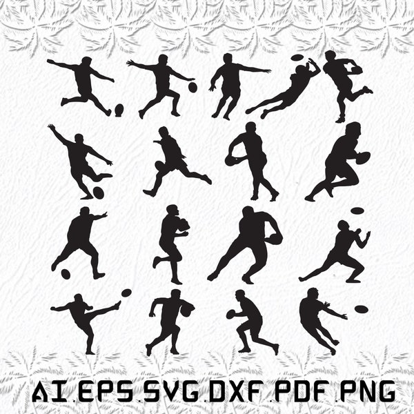 Rugby League Svg - Etsy Australia