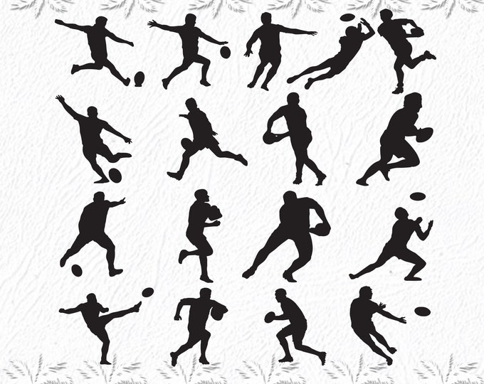 Rugby Svg Rugbys Svg Rugby Player Svg Sport Sports SVG - Etsy