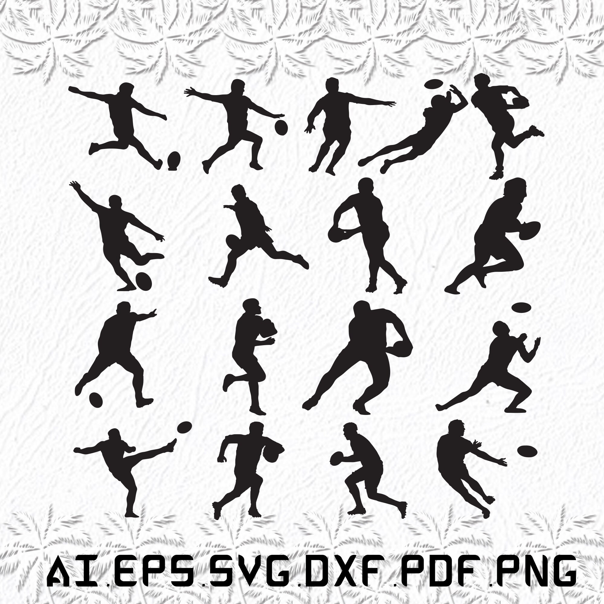 Rugby svg, Rugbys svg, Rugby Player svg, Sport, Sports, SVG, ai, pdf ...