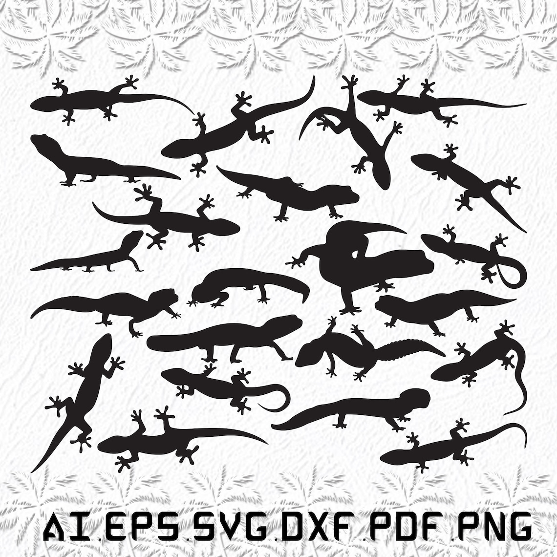 Gecko Svg Geckos Svg Anime Svg Animal Pet SVG Ai Pdf - Etsy