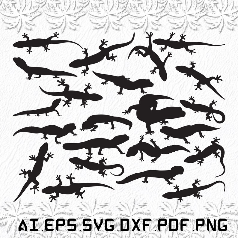 Gecko Svg Geckos Svg Anime Svg Animal Pet SVG Ai Pdf - Etsy