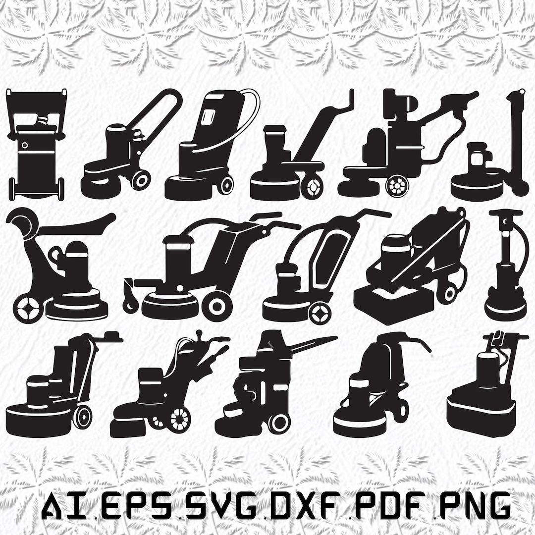 Concrete Grinding Machine Svg, Gardener Svg, Concrete, Grinding ...