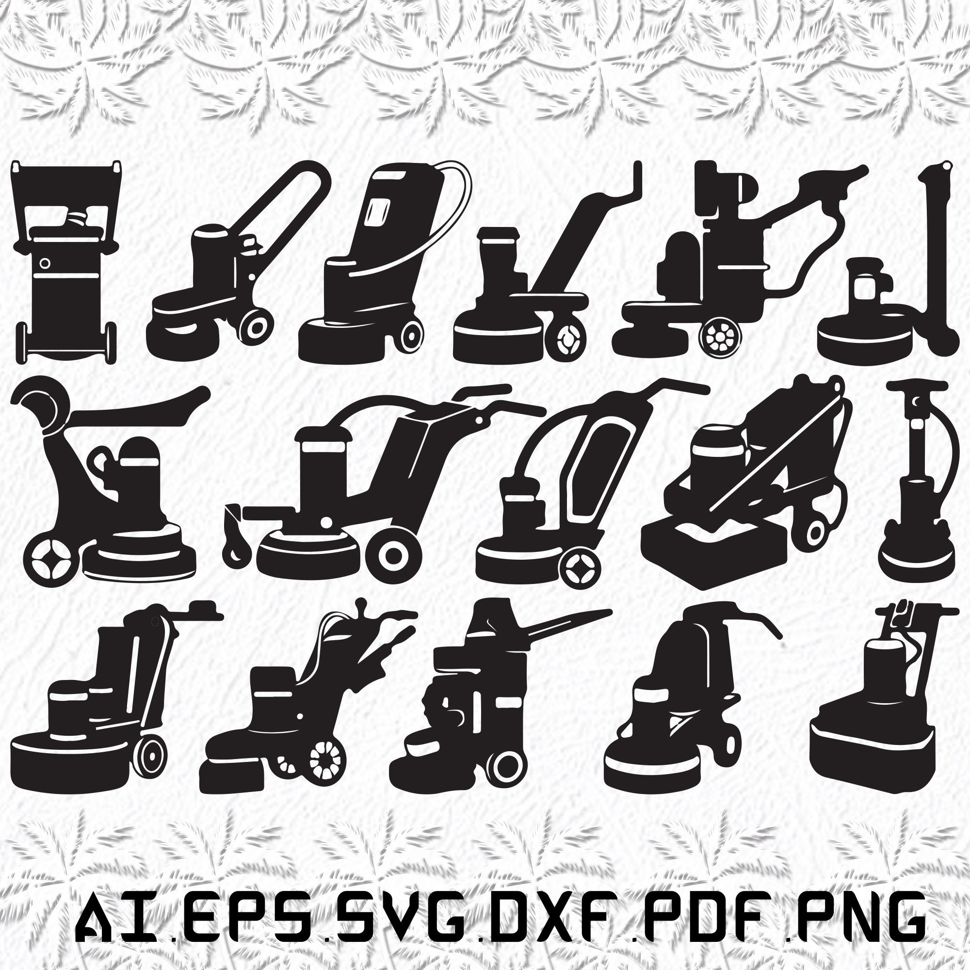 Concrete Grinding Machine Svg, Gardener Svg, Concrete, Grinding ...