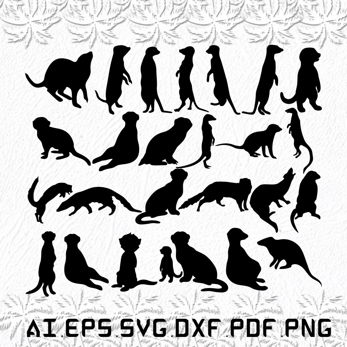 Meerkat Svg, Meerkats Svg, Meerkat Gift Svg, Animal, Zoo, SVG, Ai, Pdf ...