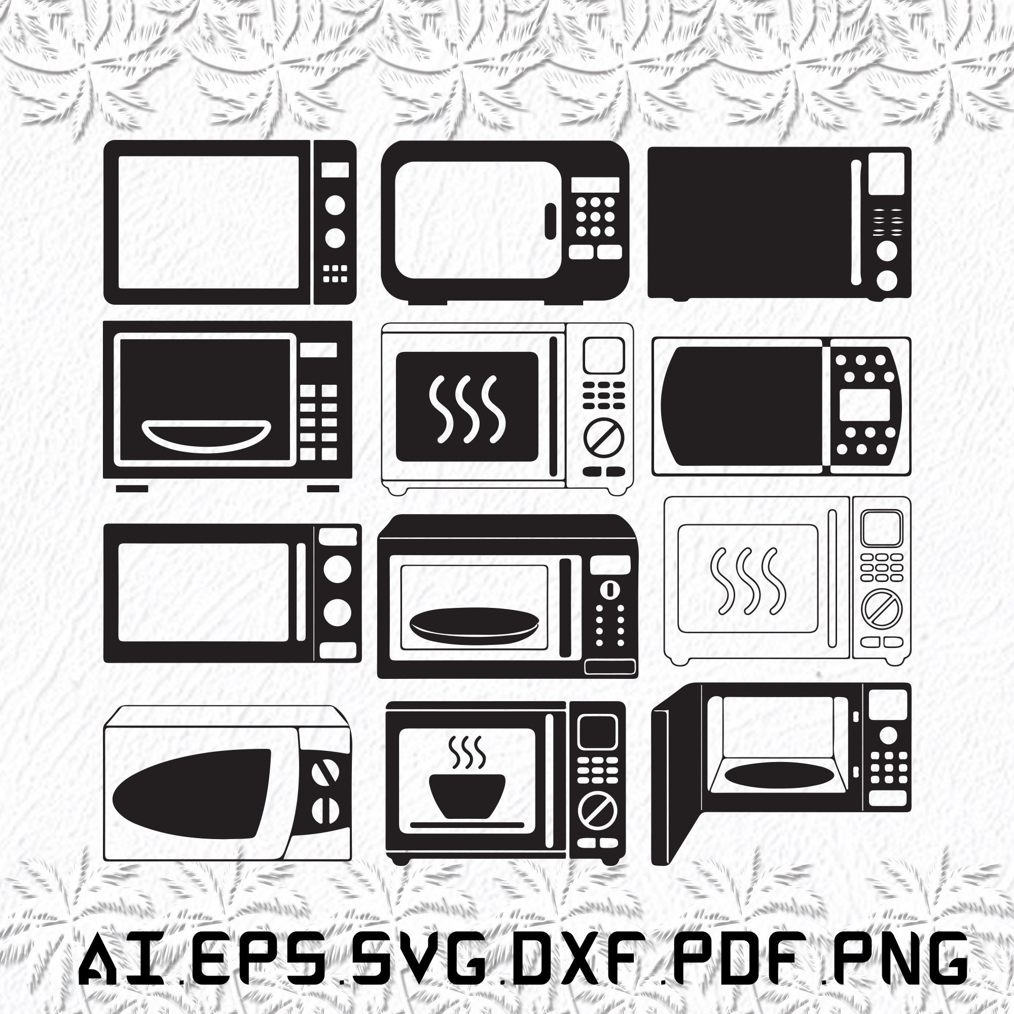 Microwave Svg Microwaves Svg Weve Svg Micro Wave Micro - Etsy UK