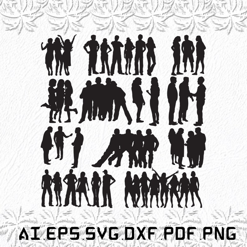 Friend Groups Svg Friend Group Svg Friend Svg Group Heart - Etsy