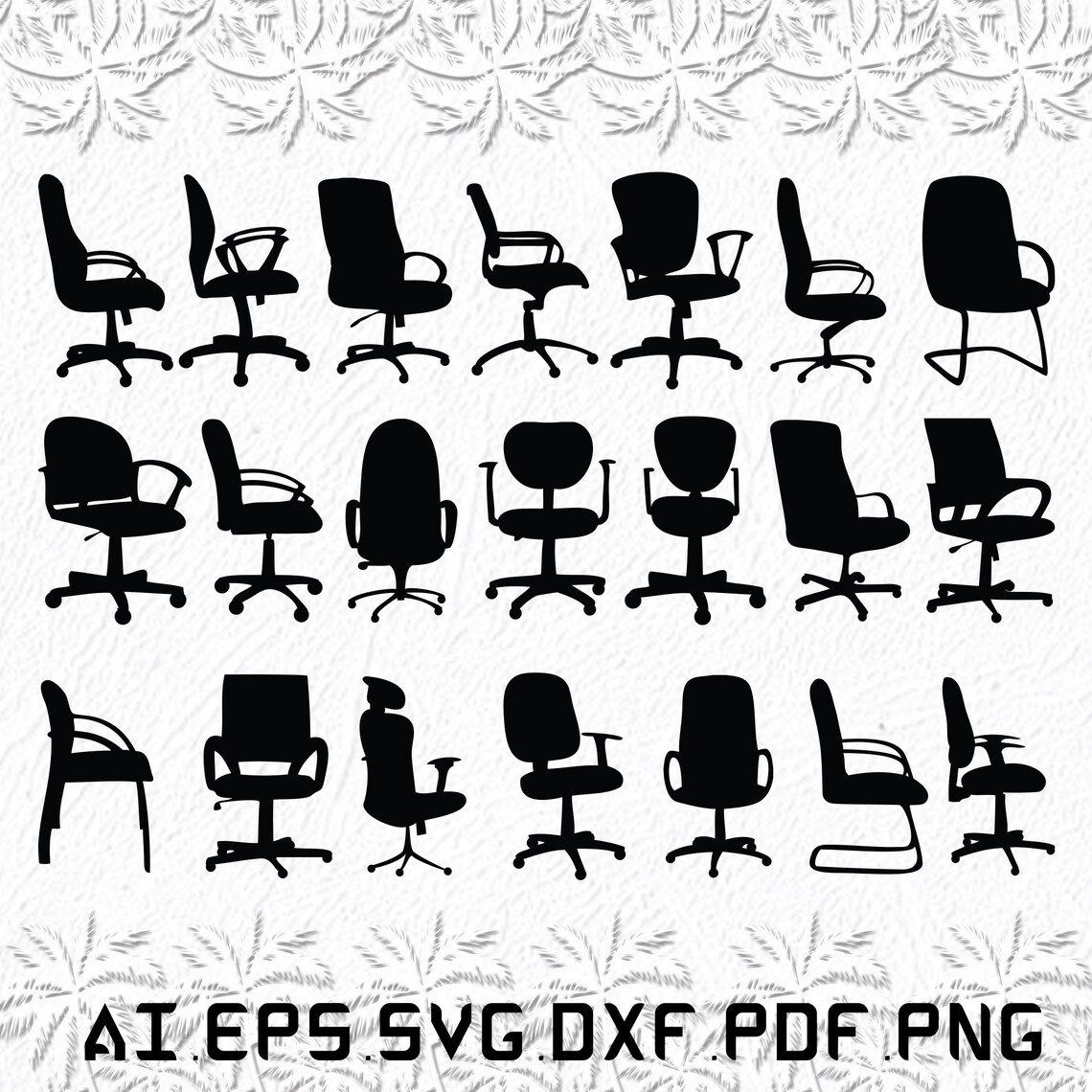 Office Chair Svg Office Chairs Svg Office Svg Chair - Etsy