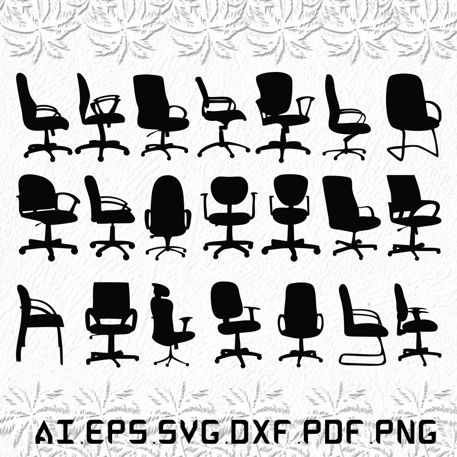 Office Chair Svg Office Chairs Svg Office Svg Chair - Etsy
