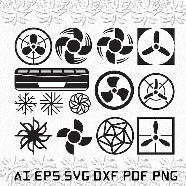 Air Conditioner Svg - Etsy