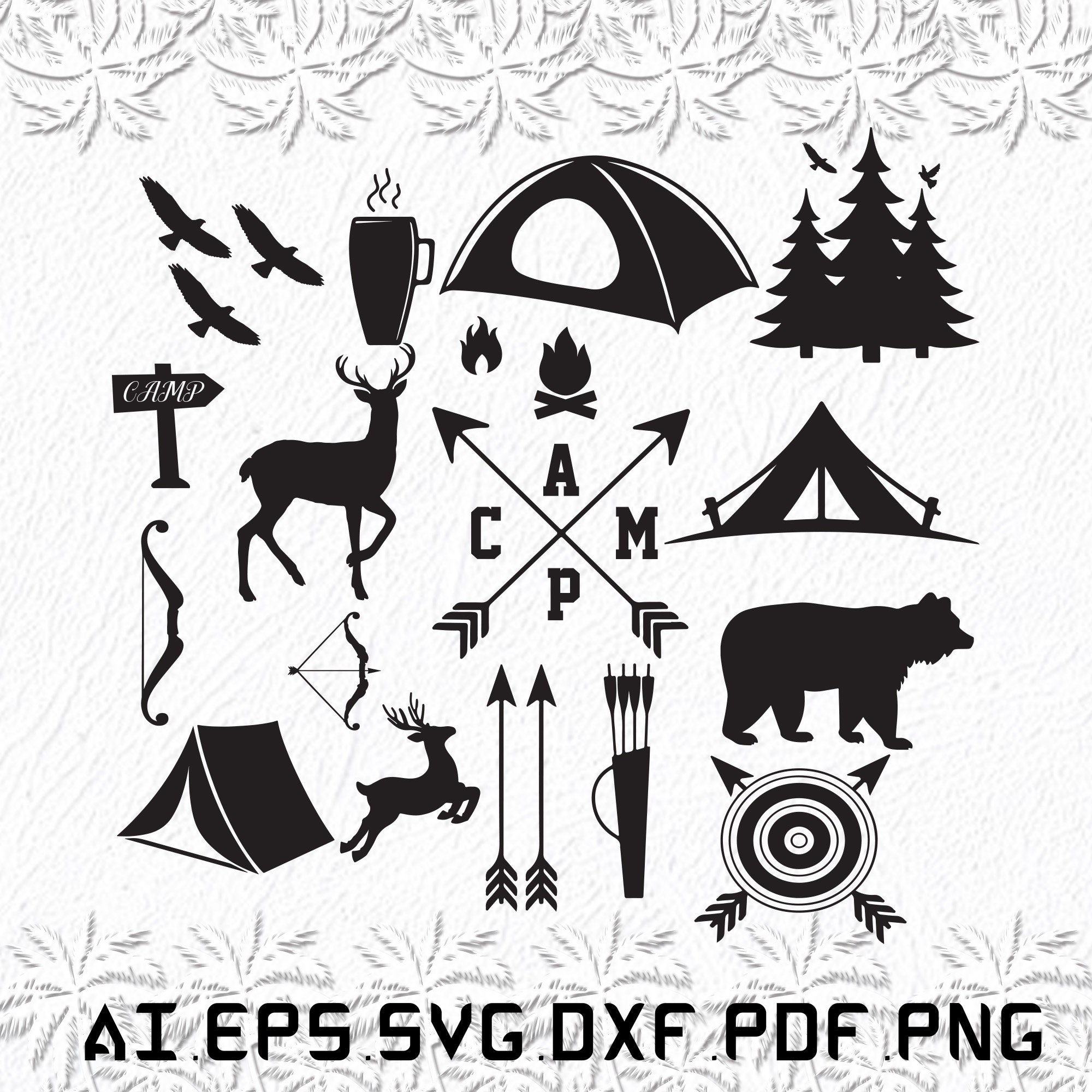 Camp Arrow Svg Camping Svg Arrow Svg Camp Hike SVG Ai - Etsy