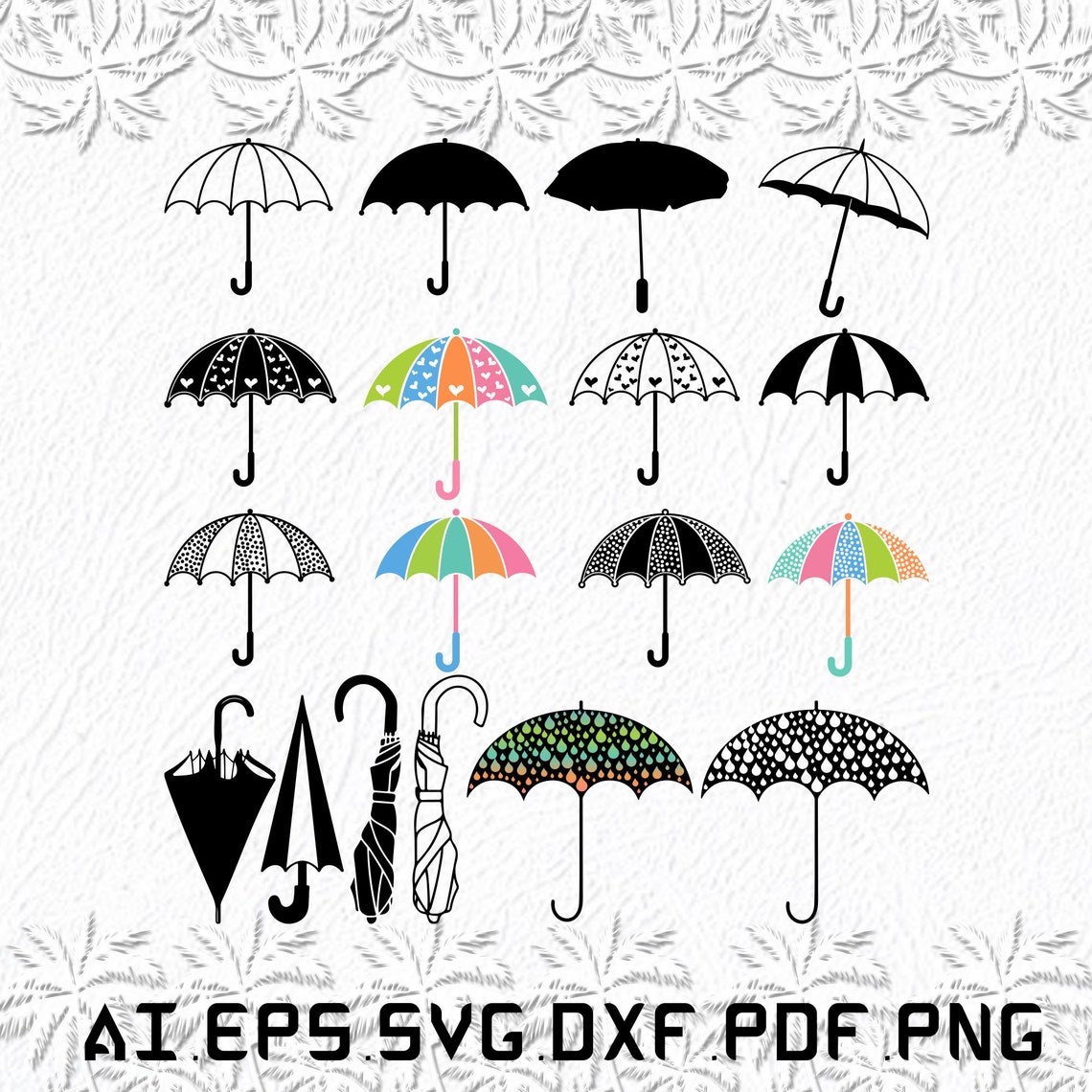 Business svg umbrella svg web svg water Rain SVG ai | Etsy