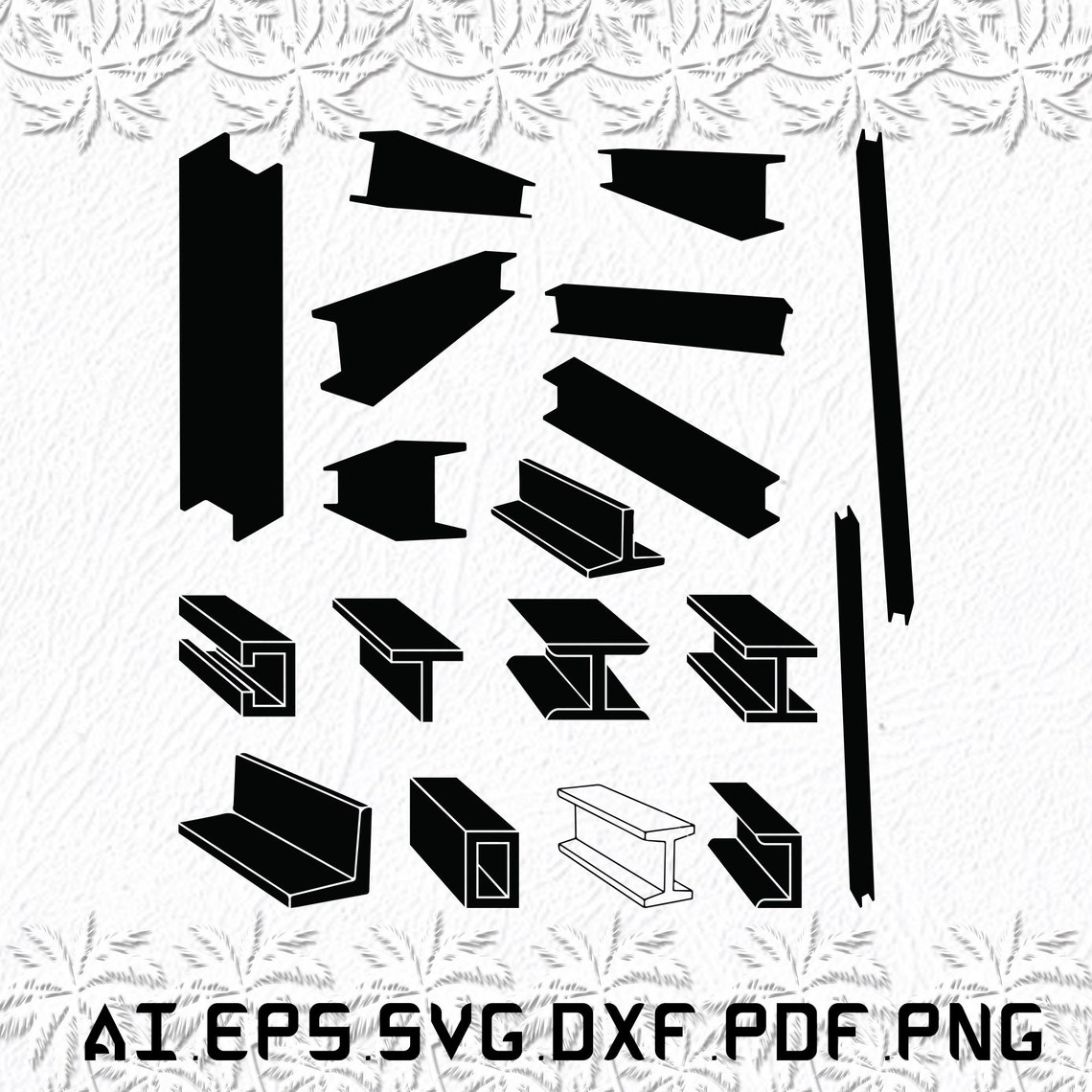 Steel Beam Svg Steel Beams Svg Love Svg Steel Beam SVG - Etsy